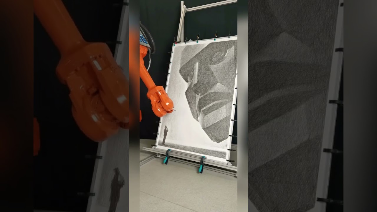 Can robots create emotion through art? #emotionalrobots 😢