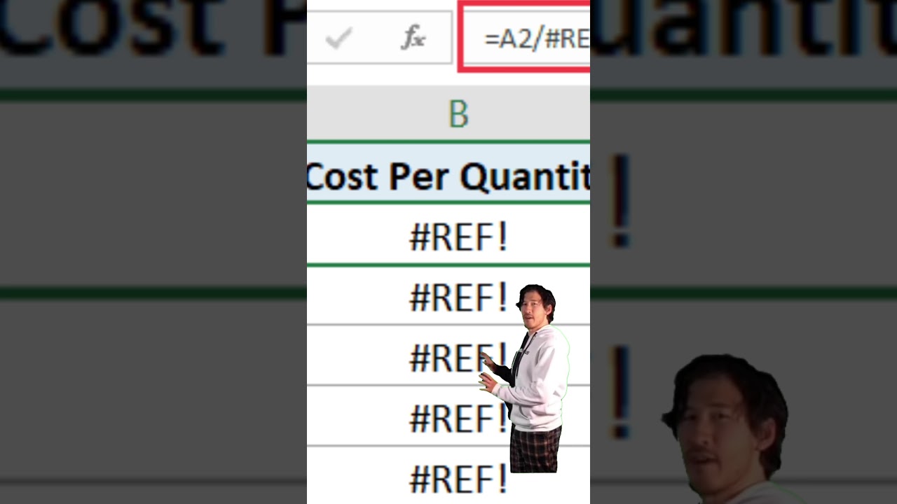 Microsoft Excel #REF error is 🤬