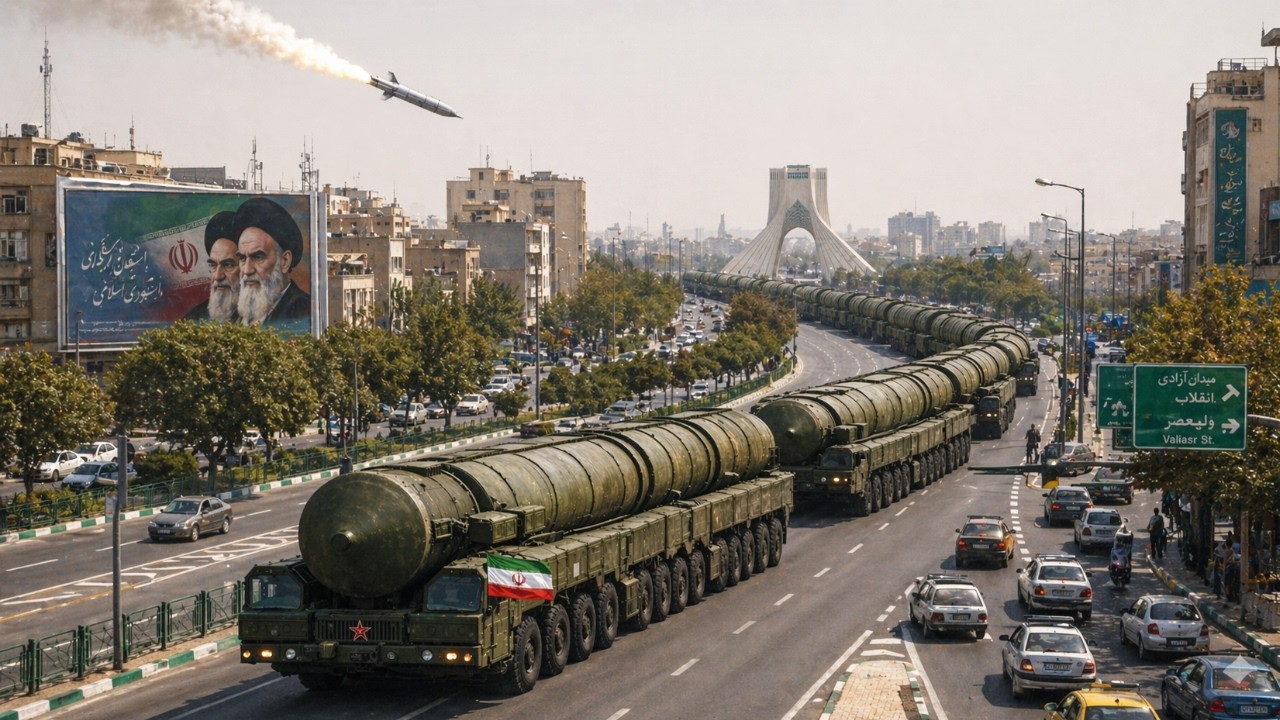 Iran's Most Dangerous Hypersonic Missile WIPED OUT by Long-Range US Missile on the Street of Tehran