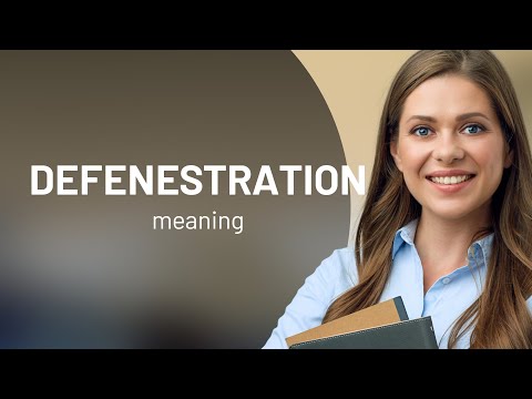 Defenestration • DEFENESTRATION definition