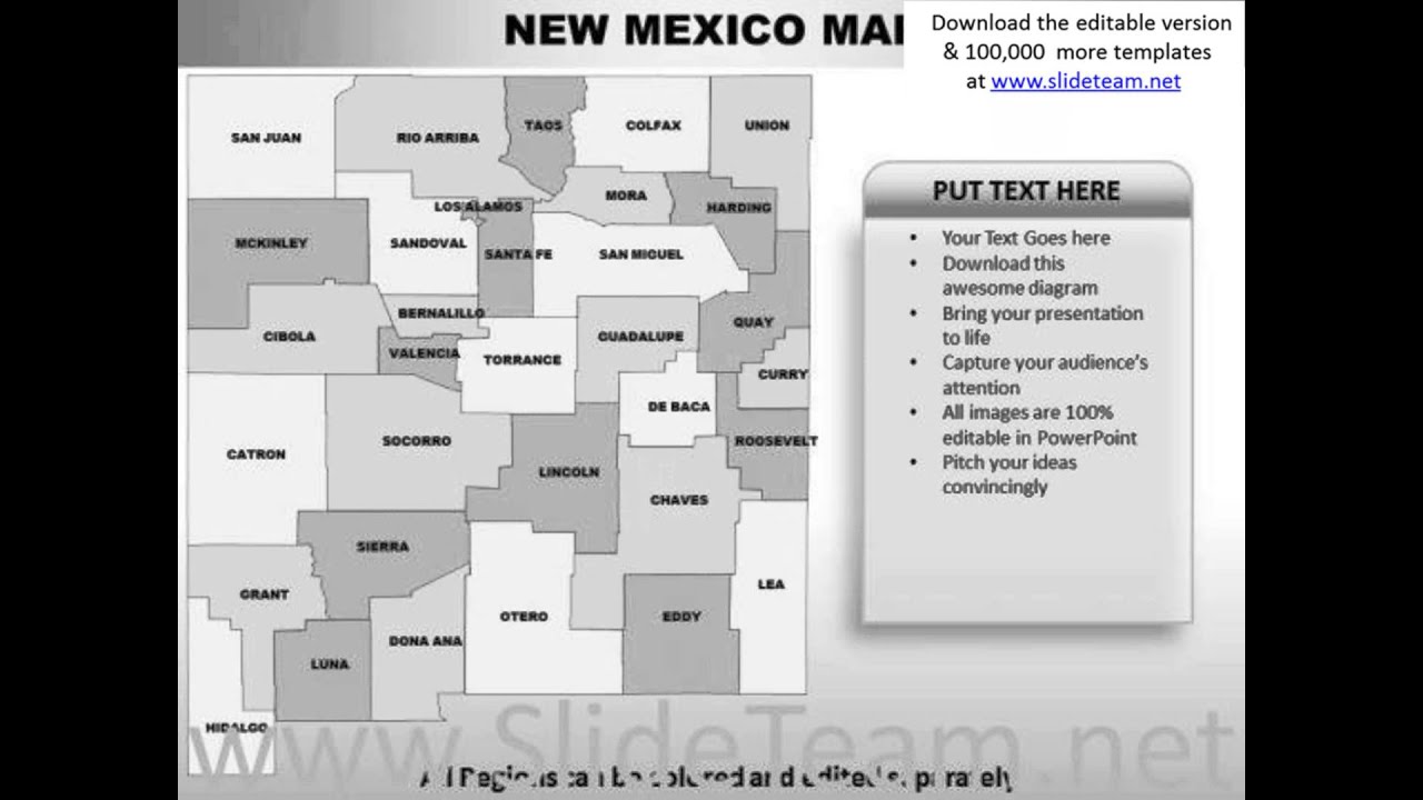 editable usa new mexico state powerpoint maps