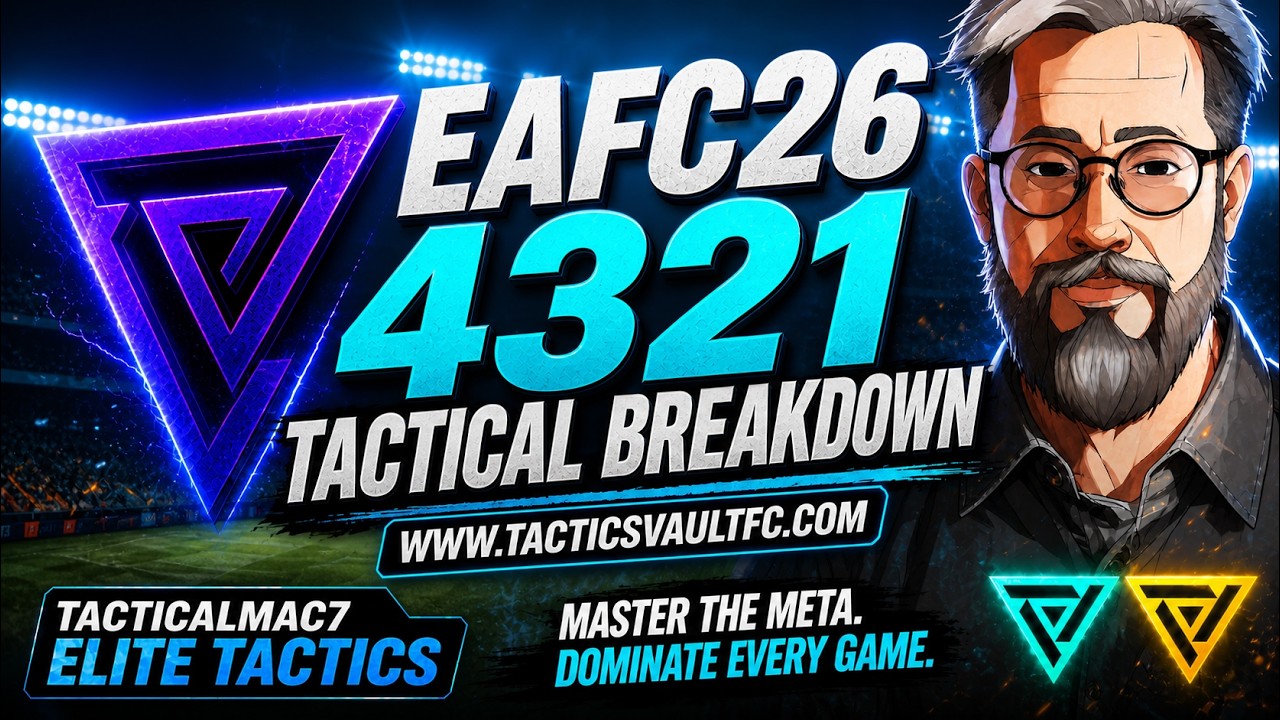 FC26 4-3-2-1 Counter Tactic – 7 Powerful Ways to Overload and Dominate Attacks