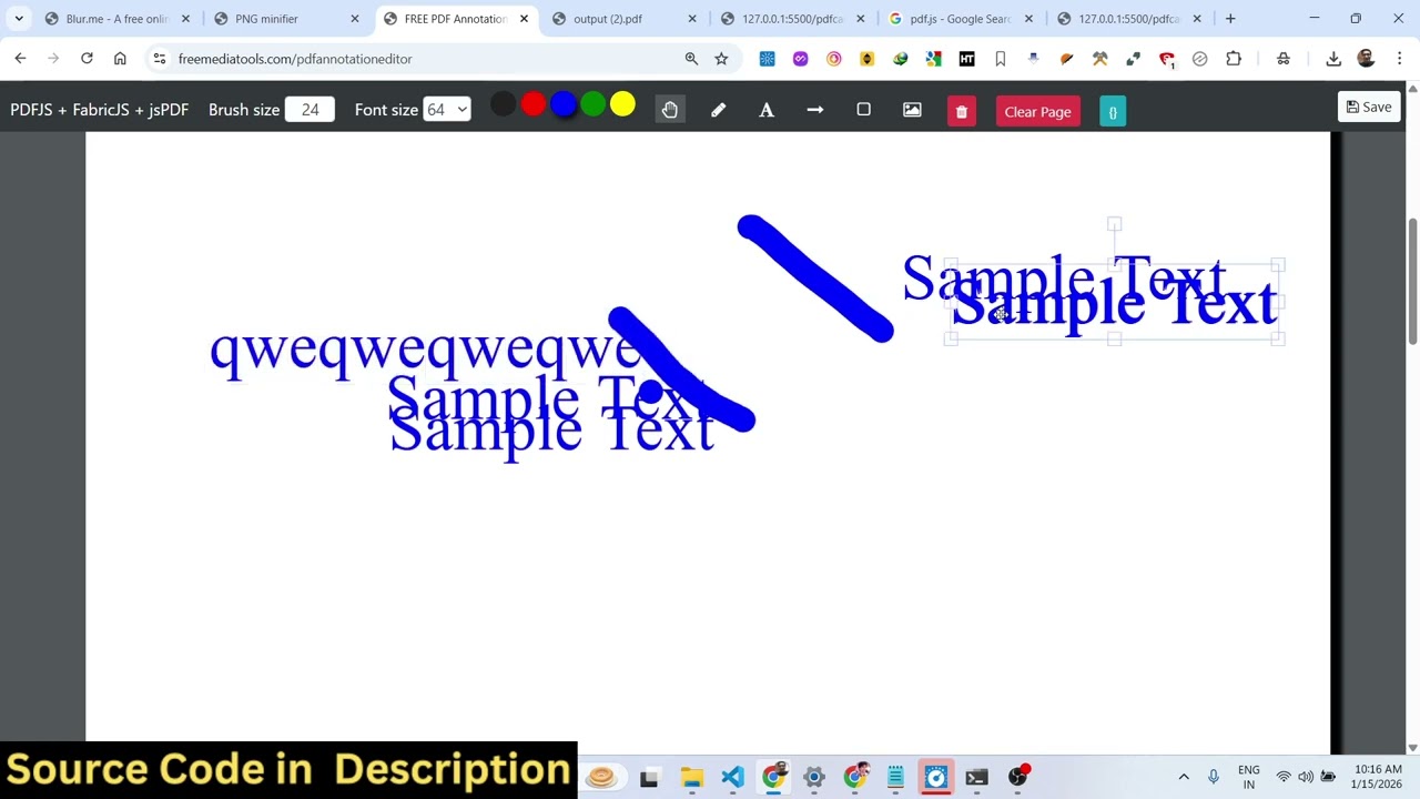 Build a Web Based PDF Design Tool With Drag and Drop Editing in Browser Using HTML & JS