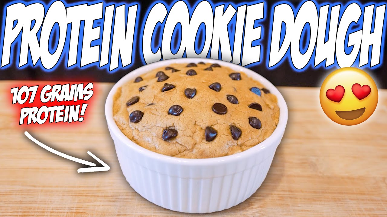 HIGH PROTEIN EDIBLE COOKIE DOUGH! | Only 4 Ingredients!