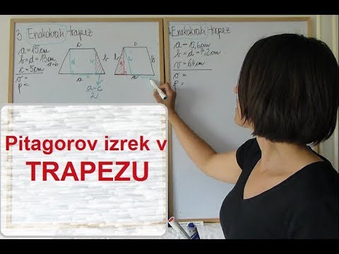 Pitagorov izrek v TRAPEZU – Travel Math Class