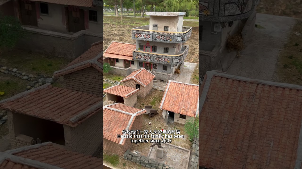 The perfect way to preserve your childhood memories: a custom miniature model of your home! #diy