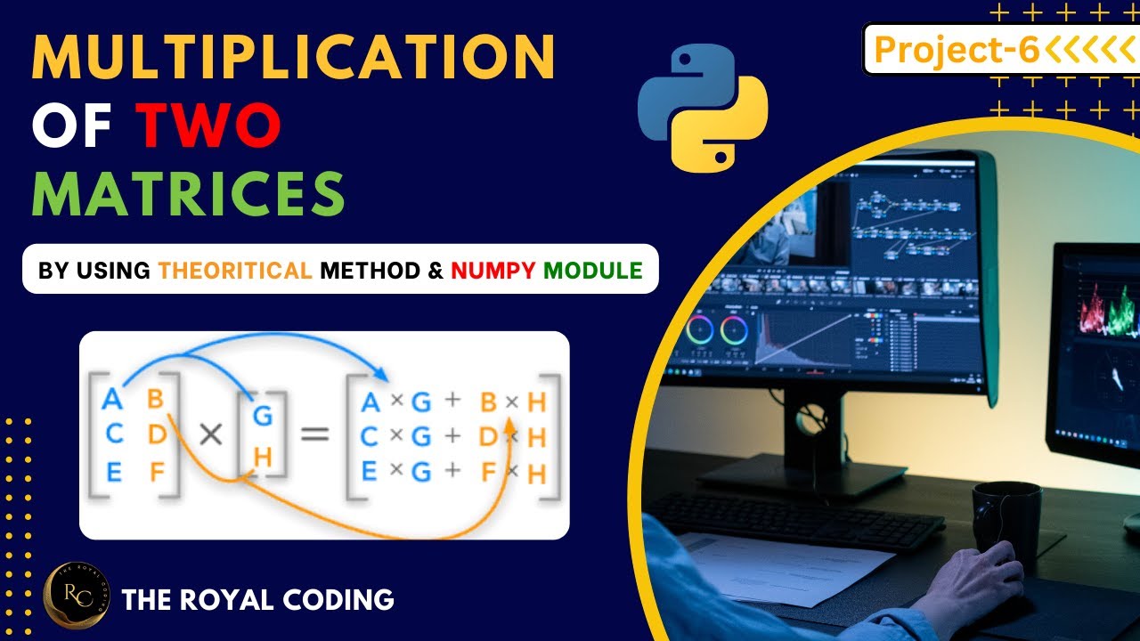Python Program to Multiply Two Matrices | Python for Beginners #multiplication #matrix #numpy#python