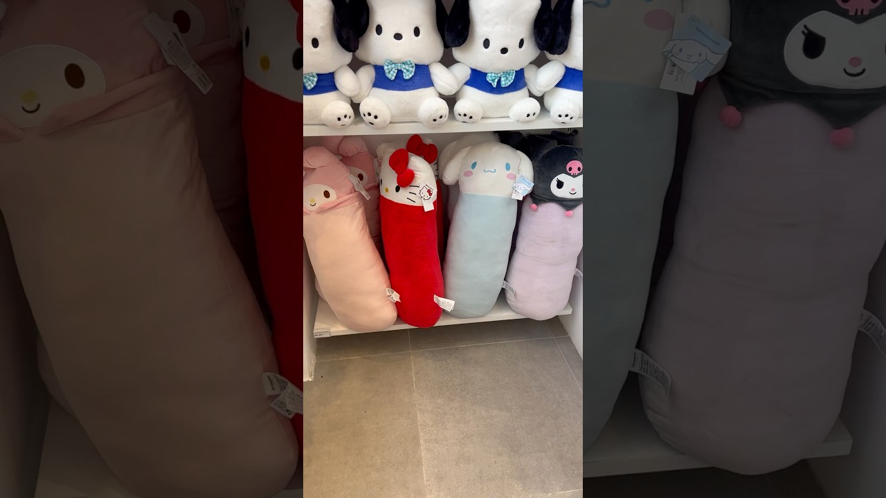 Sanrio pillows #sanrio #miniso #mymelody #kuromi #mymelody #hellokitty #cinnamoroll #kawaii