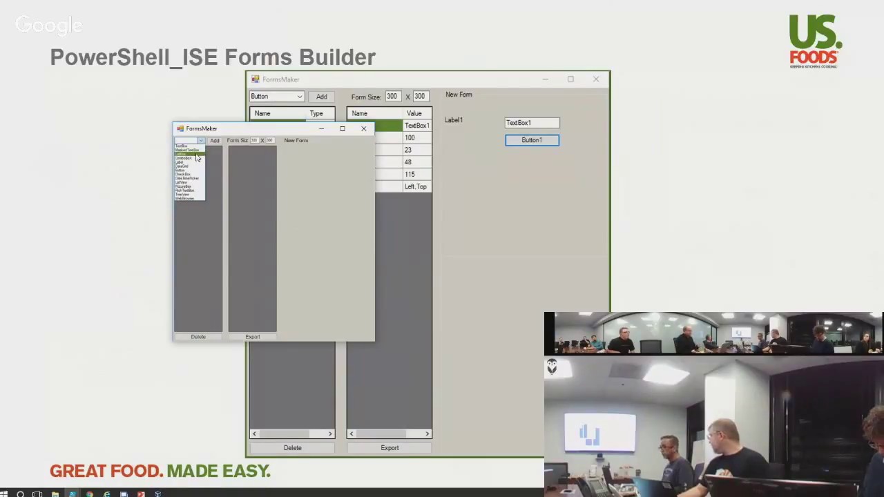 AZPosh: GUI tools using PowerShell