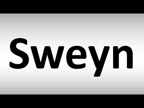 How to Pronounce Sweyn
