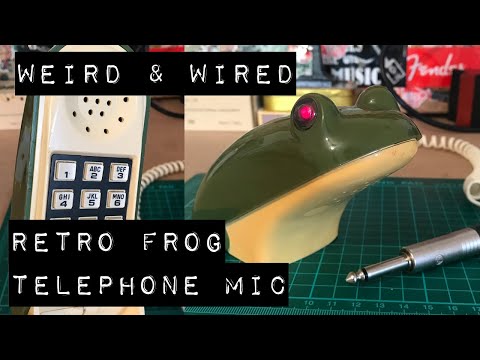 Retro Frog Telephone Microphone by Weird & Wired (2022 Green | Reverb