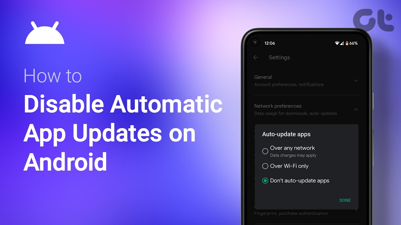 How to Disable Automatic App Updates on Android | Stop Auto-Update for All Apps | Guiding Tech