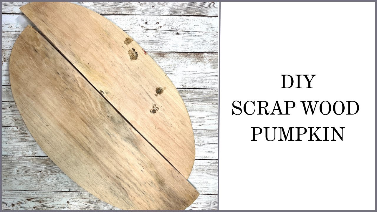 DIY Scrap Wood Pumpkin || Fall Decor || DIY Pumpkin || Neutral Fall Decor