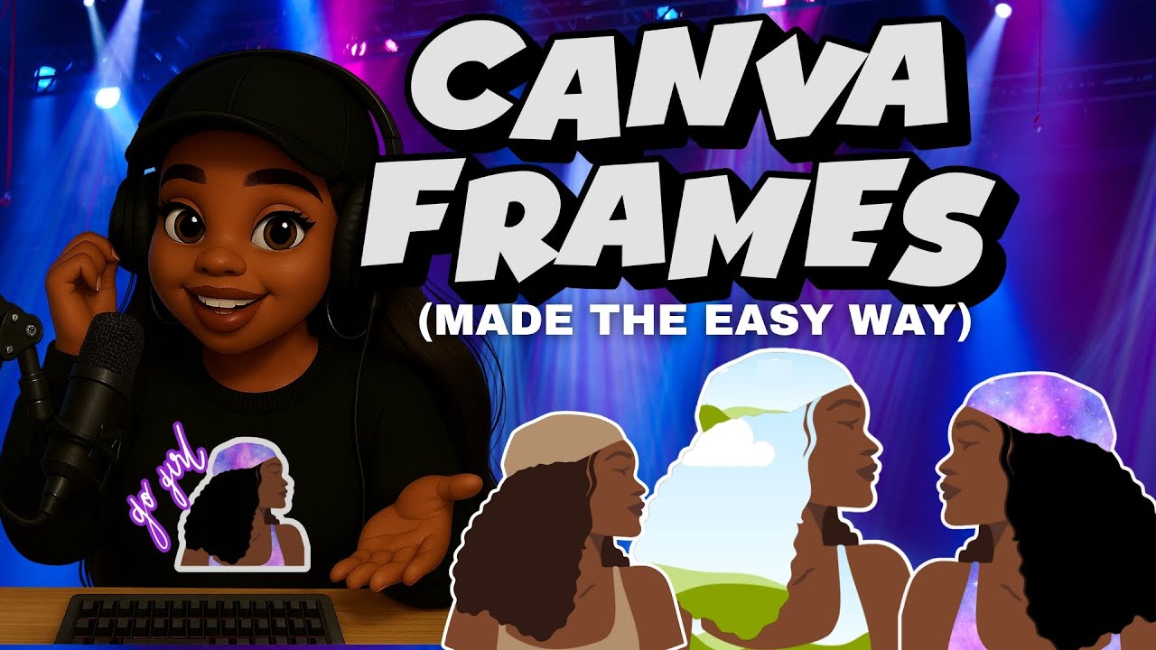 Canva HACK: Turn ANY Image into a CUSTOM FRAME!