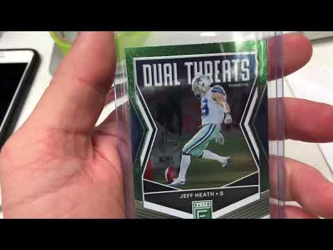 Jeff Heath Dual Threat Green Parallel Dallas Cowboys Safety/Kicker Donruss Elite
