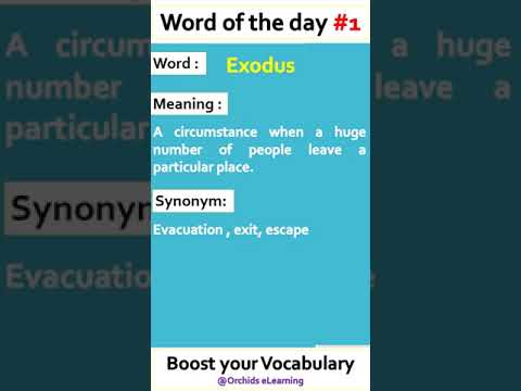 Word Of The Day ~ 1 | Daily Vocabulary words with meaning and sentence | #shorts #spokenenglish