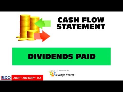 CASH FLOW STATEMENT 8 - Dividends Paid