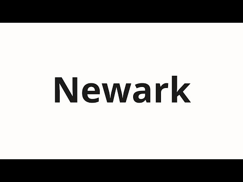 How to pronounce Newark