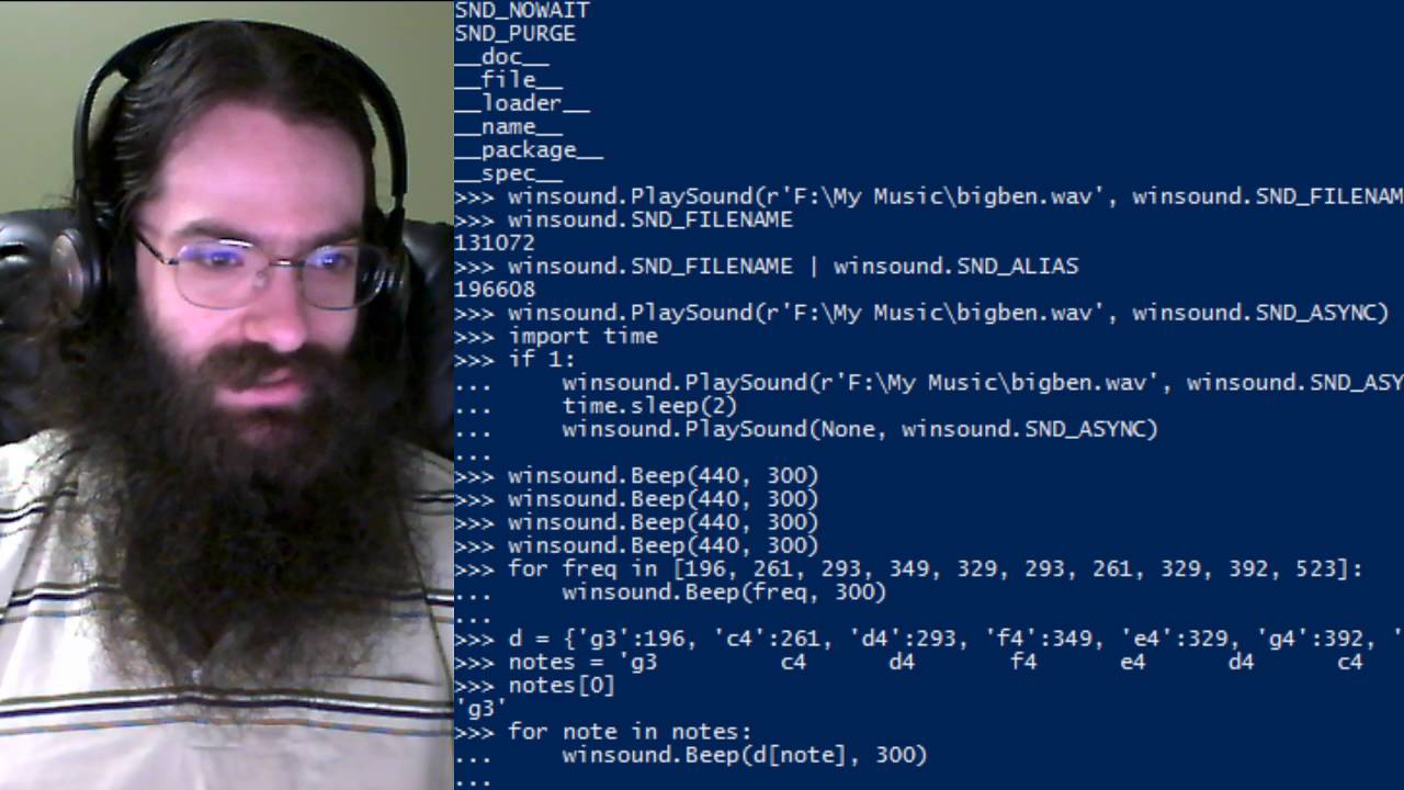 Let's Code Python: winsound