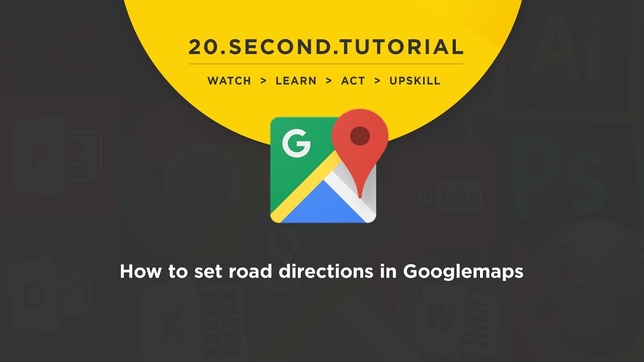 OLDIE - How to set road directions: Googlemaps Tutorial #8