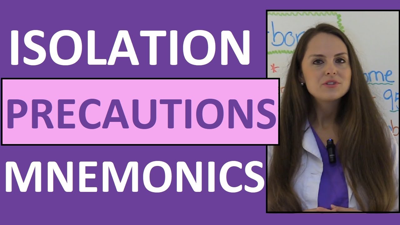Isolation Precautions Nursing Mnemonics NCLEX | Contact, Droplet, Airborne Precautions PPE