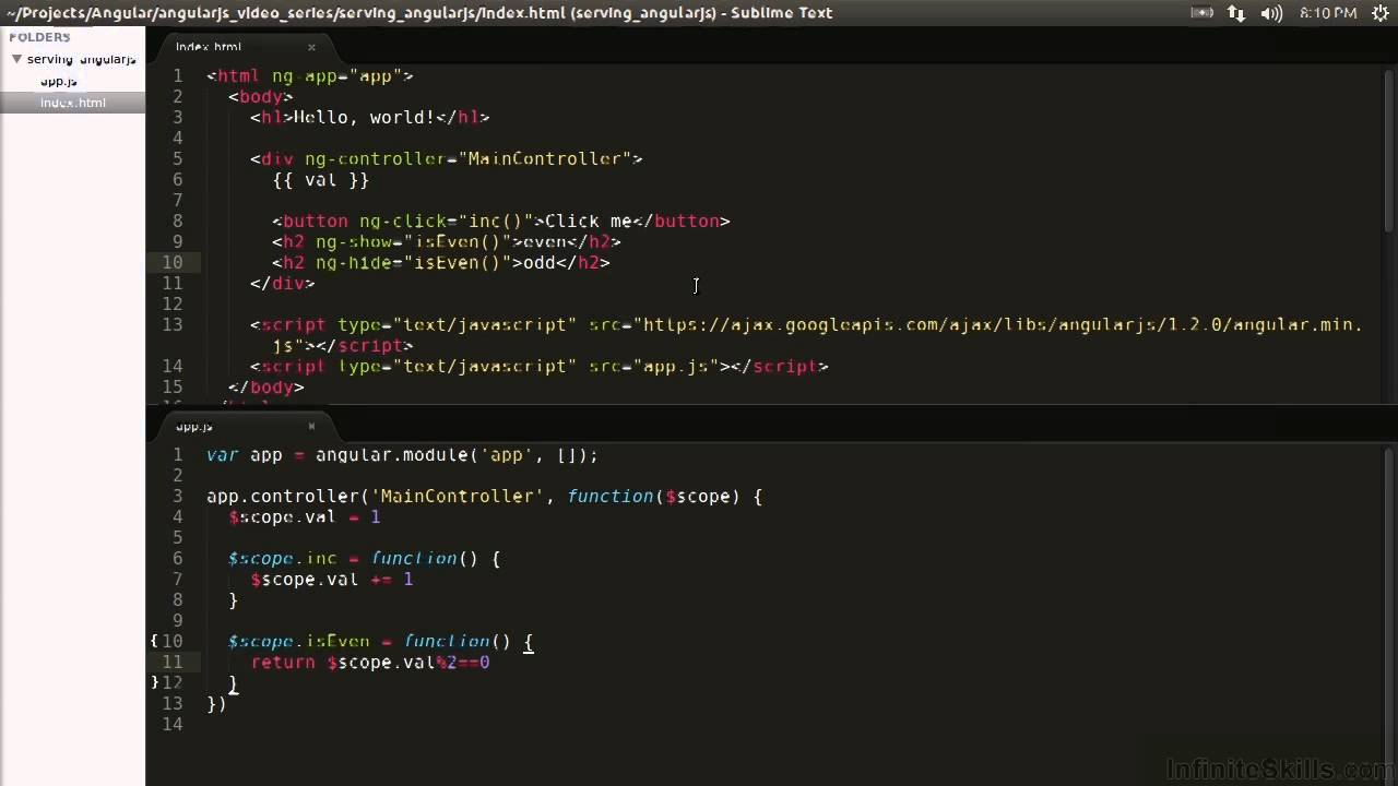 AngularJS Tutorial | Built-In Directives