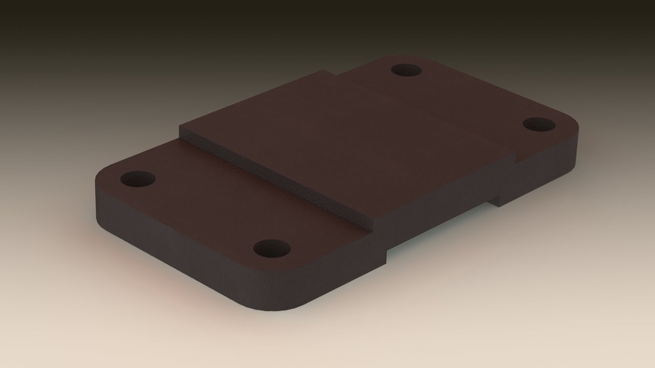 Chapter 14 Part 1 Base Plate SolidWorks Tutorial