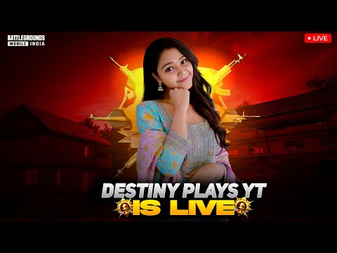 π΄ THE WORLD IN T2SCRIMS ||BGMI LIVE #girlgamer#bgmilive #telugu #livestreaming#DESTINYPLAYSYT