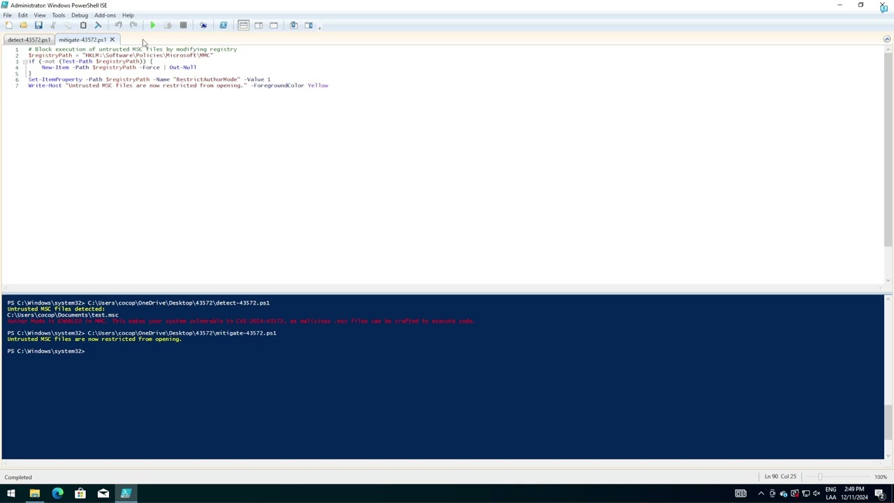 Cve 2024 43572 Microsoft Management Console Remote Code Execution Vulnerability Detection