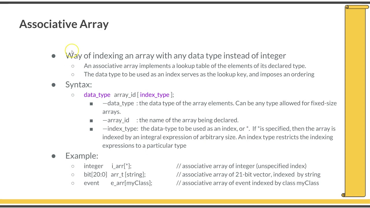 Course : Systemverilog Verification 1: L4.2 : Unpacked Arrays in Systemverilog
