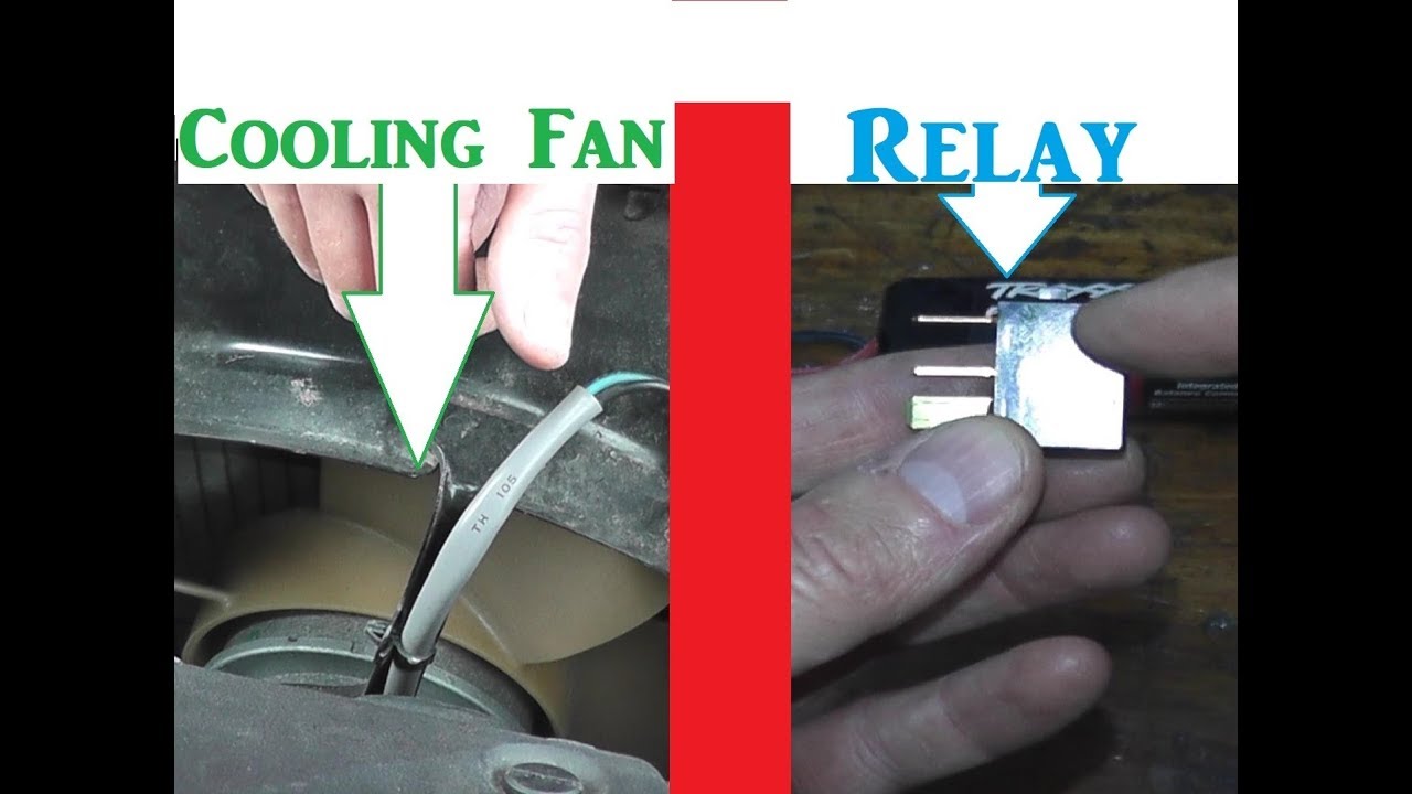 Acura TL Radiator Cooling Fan Motor and Relay Testing and Replacement