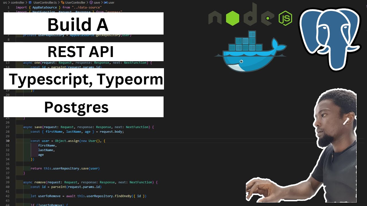 TypeScript REST API with NodeJS, Postgres & TypeORM ( Database Connection)