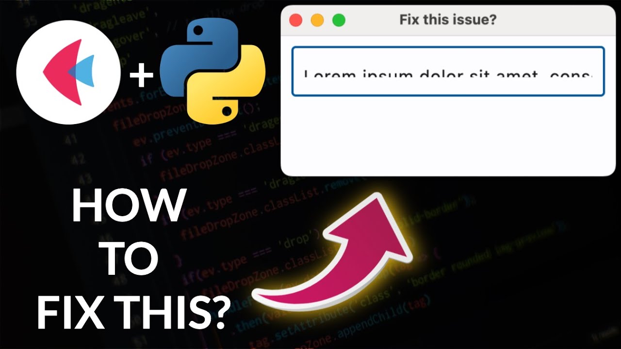 Flet Troubleshooting: Fix TextField Content Going Invisible When Resized