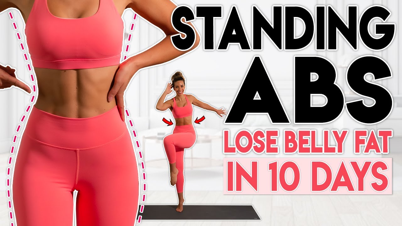 STANDING ABS 🔥 LOSE BELLY FAT in 10 Days | 6 minute Home Workout