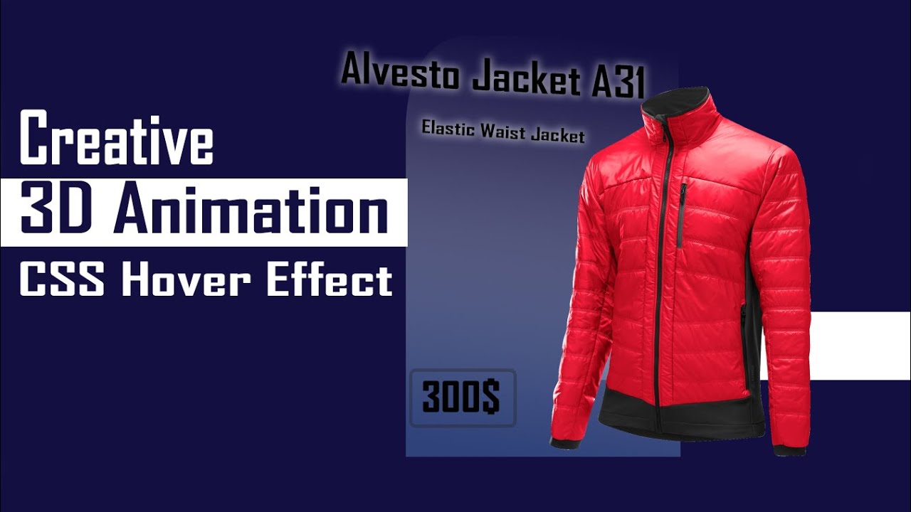 Stunning  CSS 3D  Animation ( 3D flipping Card Hover effect) HTML5 - CSS3