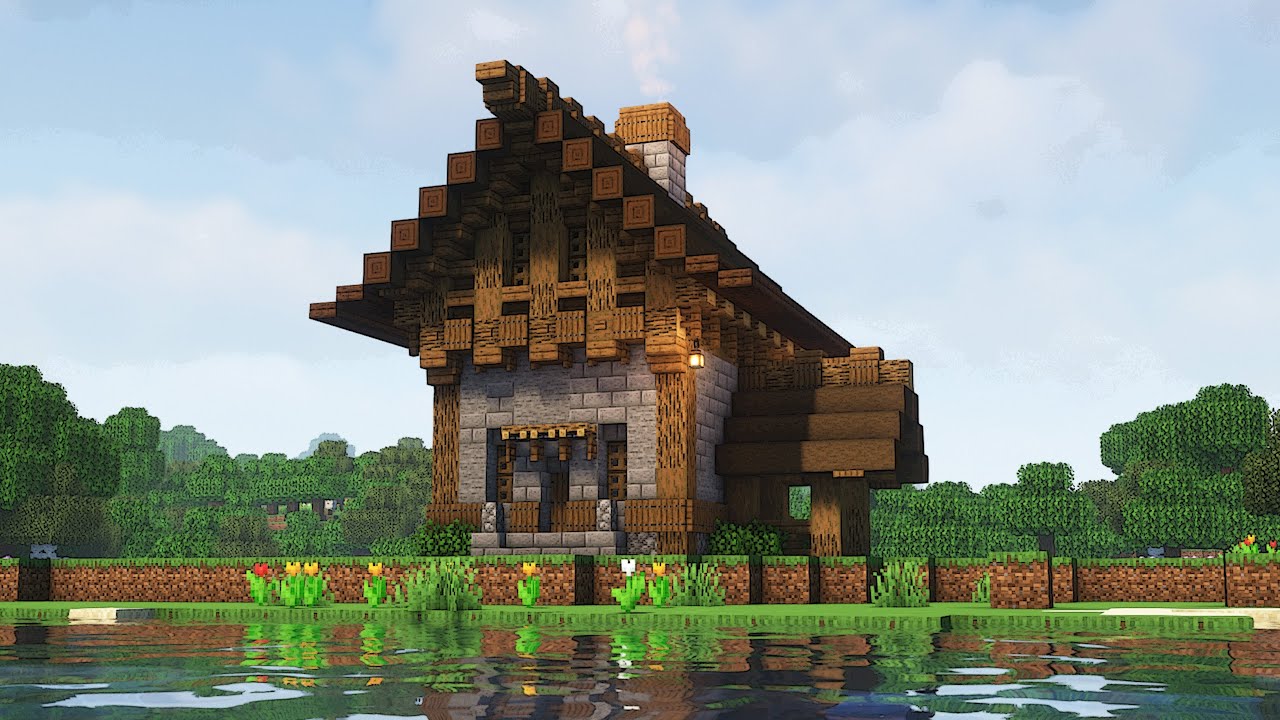 How to Build a Medieval Farmhouse - Minecraft Tutorial - Minecraft Builders