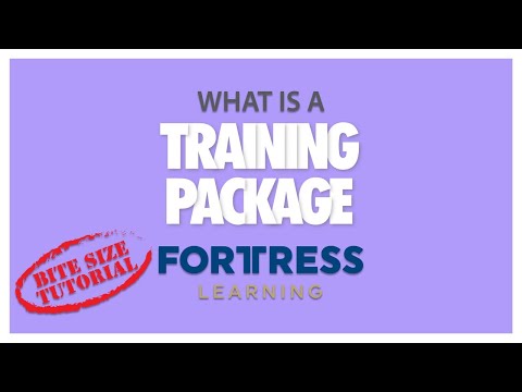 What is a Training Package? (TAE40116/TAE40122)