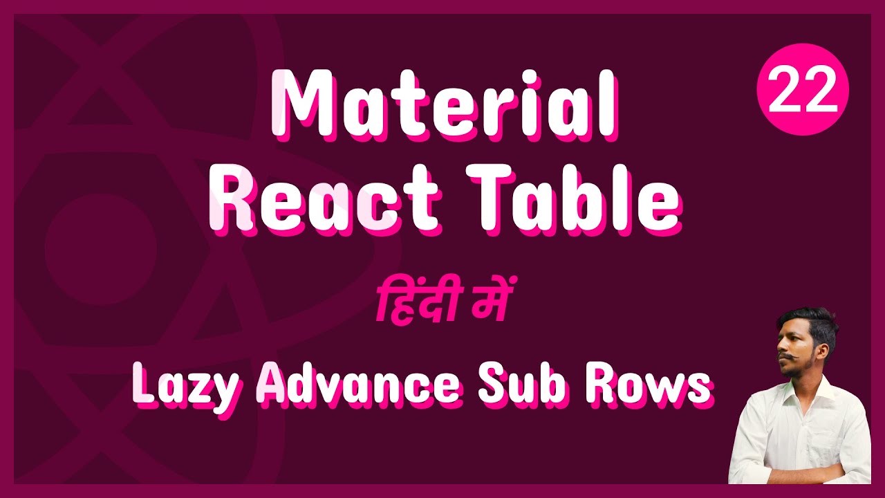 Material React Table V2 - Lazy Advance Sub Rows [22]