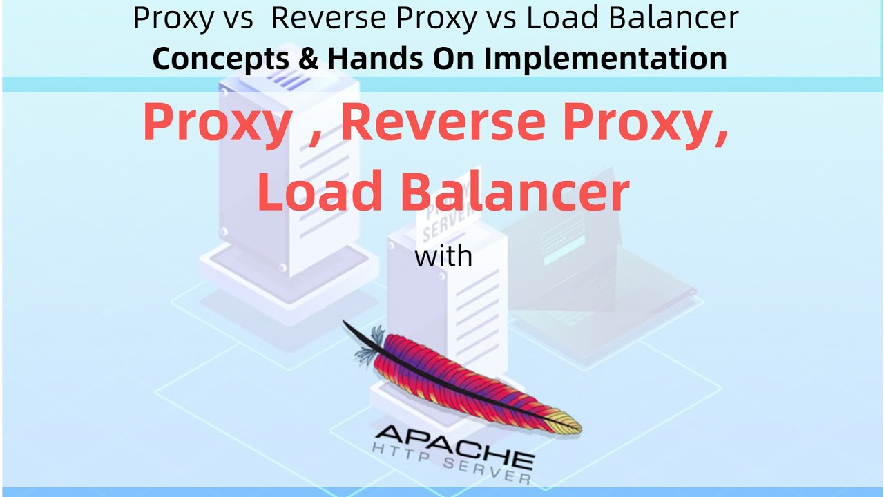 Setup Apache Server as forward proxy, reverse proxy & load balancer. Step by step implementation
