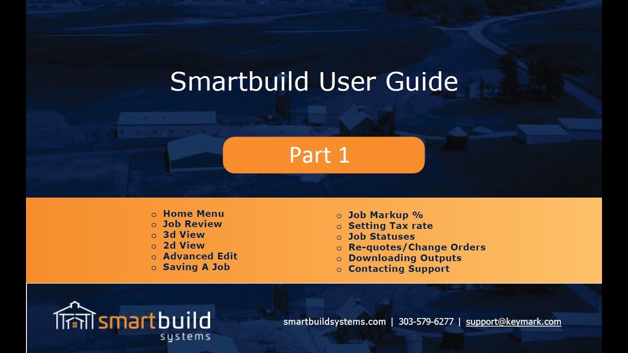 Smartbuild - Getting to know the basics