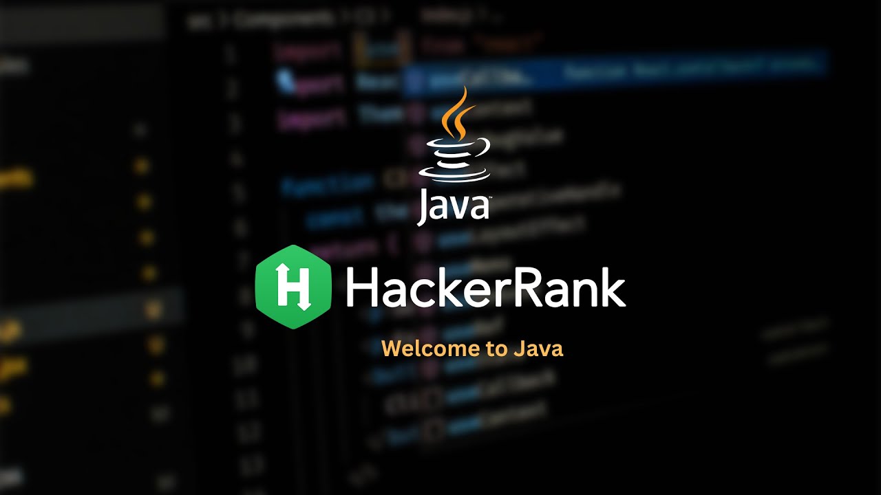 Problem 1- Welcome to Java || HackerRank Java coding Q&A
