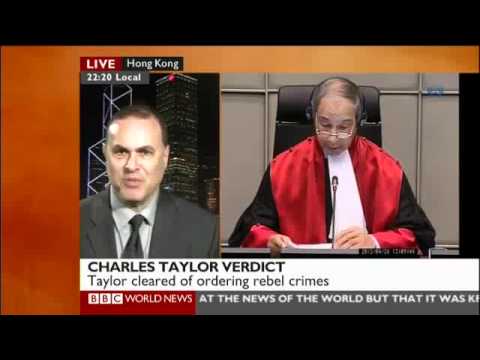 Professor Gregory Gordon's BBC World News Analysis of Charles Taylor Verdict