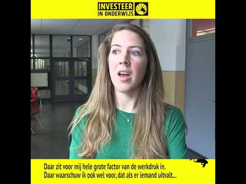 Docent VO over de werkdruk