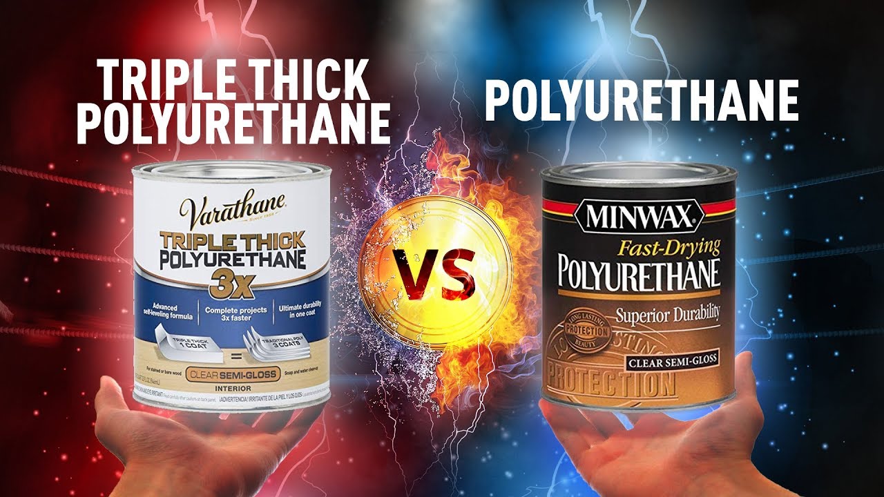 Varathane Triple Thick Polyurethane Verses Regular Oil-based Poly