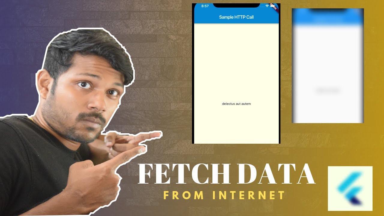 Flutter App - Fetch Data from Internet | Http Get Package | Flutter Application Development