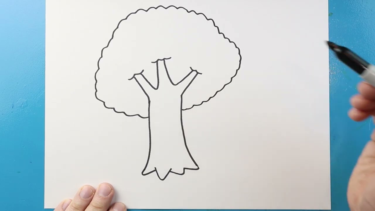 How to Draw a Tree | Step by Step for Beginners