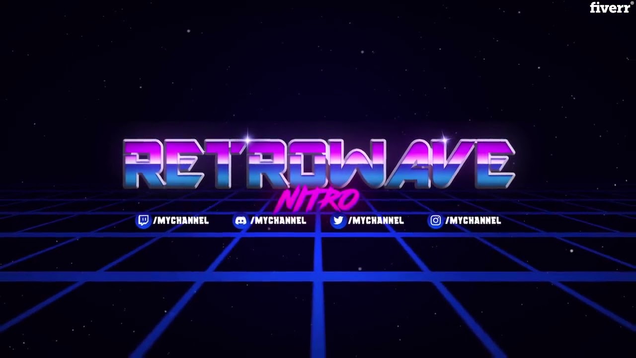 Create a retrowave intro and outro - Best Intros & Outros service