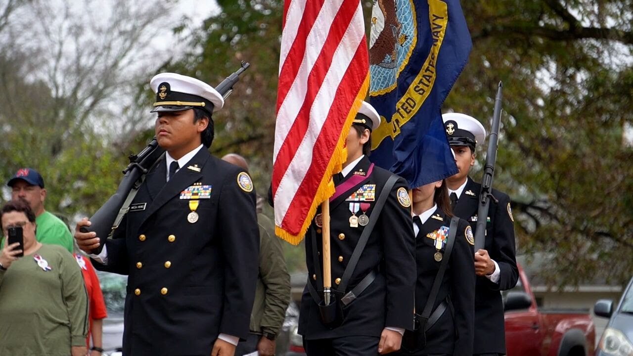 Marshville veterans host first Veterans Day service in new park