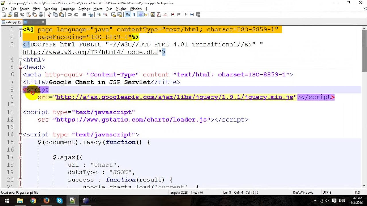 Google Chart in PHP and MySQL