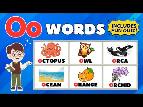 Letter O Words for Kids | Learn Fun Words That Start with O!